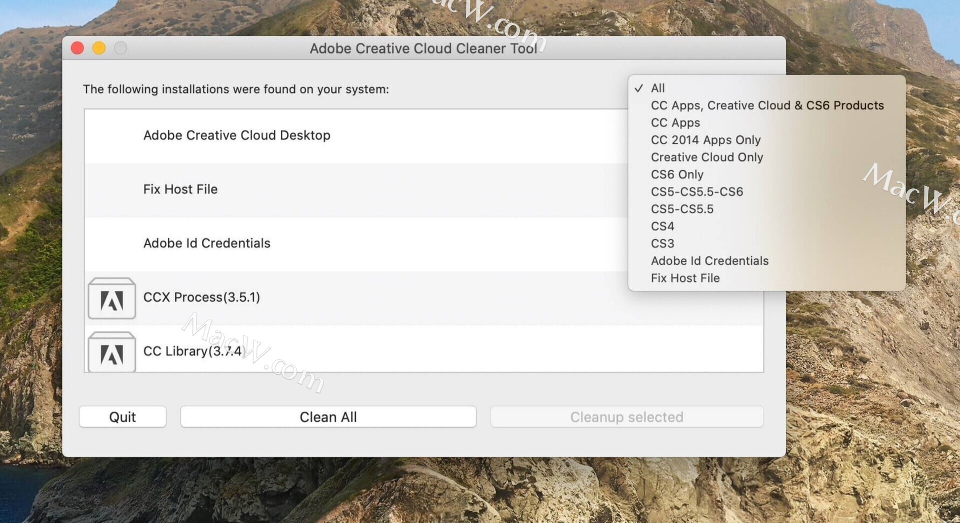 专业adobe卸载工具 Creative Cloud Cleaner Tool Mac版--极客时间