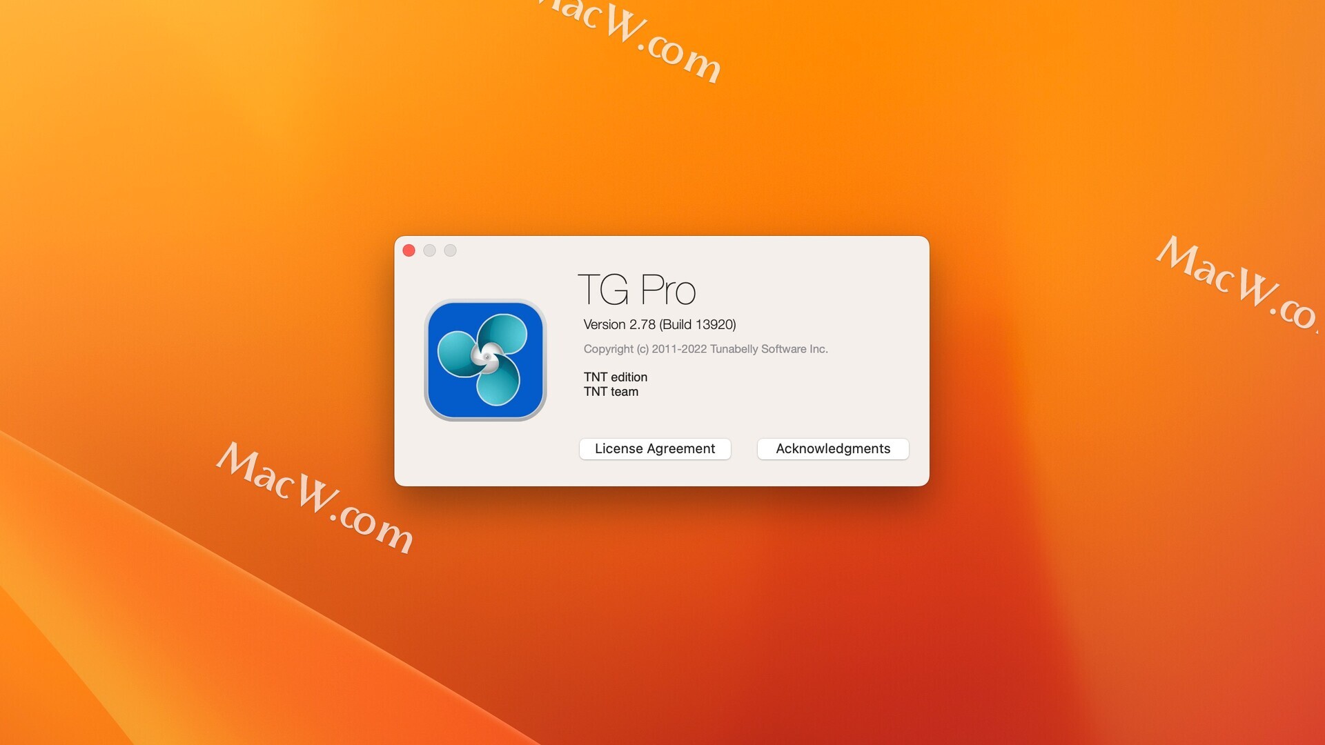 Mac硬件温度检测TG Pro for mac激活版--极客时间